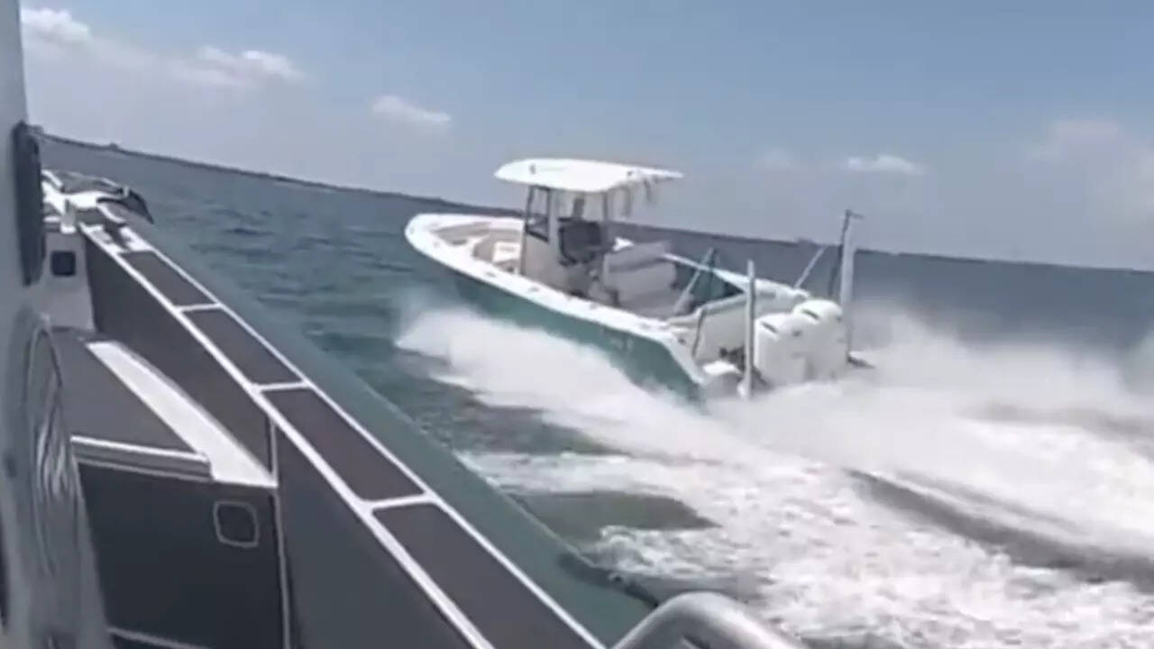 Viral Video: Florida Cop Jumps From Speeding Boat To Stop Runaway ...