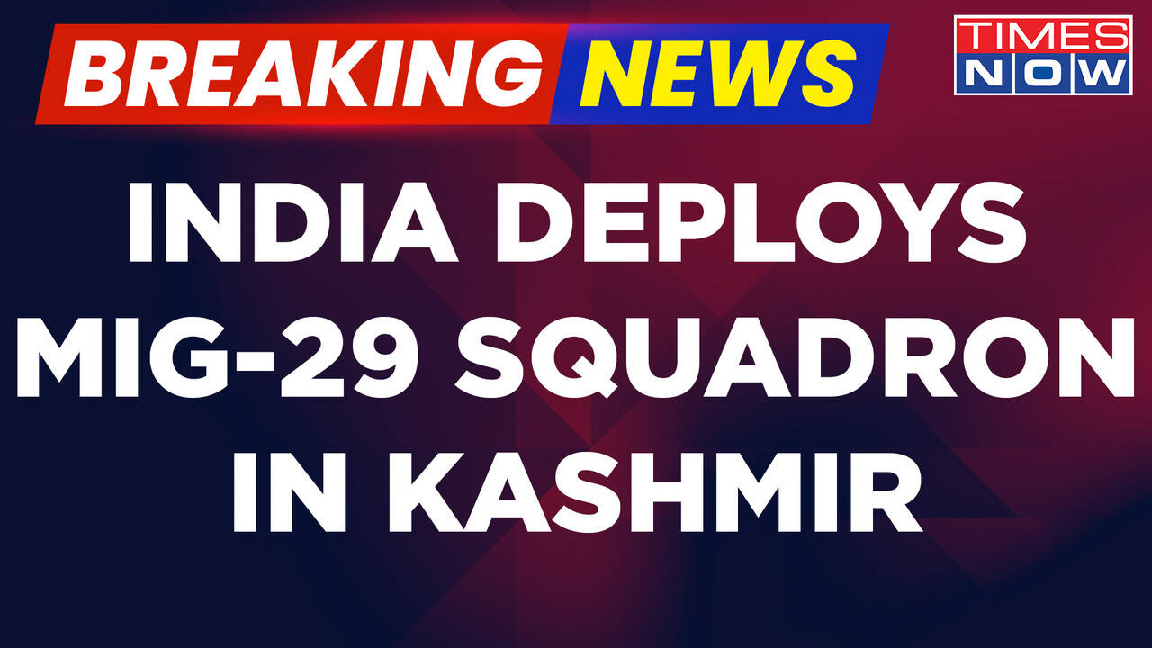 Breaking News | India Deploys Upgraded MIG-29 Fighter Jets At Srinagar ...