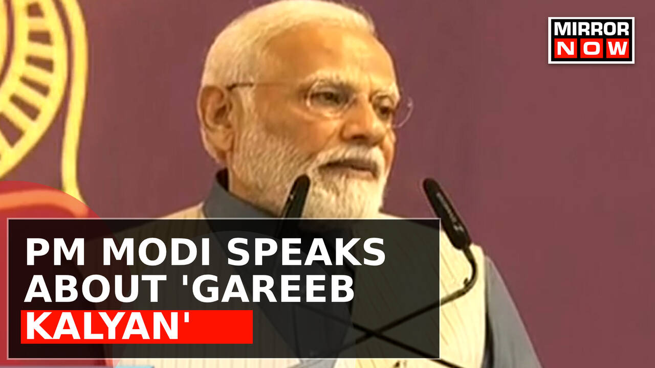 PM Modi In MP Promotes Various Schemes Under Govt. Of India | Sant ...