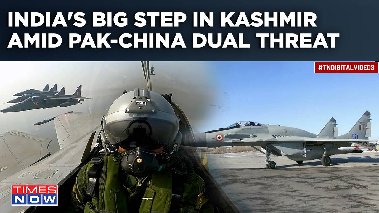 India Deploys MiG-29 Squadron At Srinagar Air Base To Counter Threats ...
