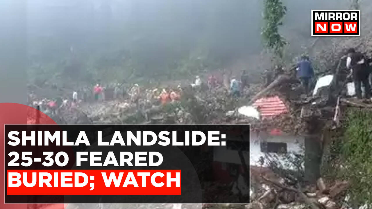 Shimla Landslide: 25-30 Feared Buried Under Temple | Shimla-Chandigarh ...