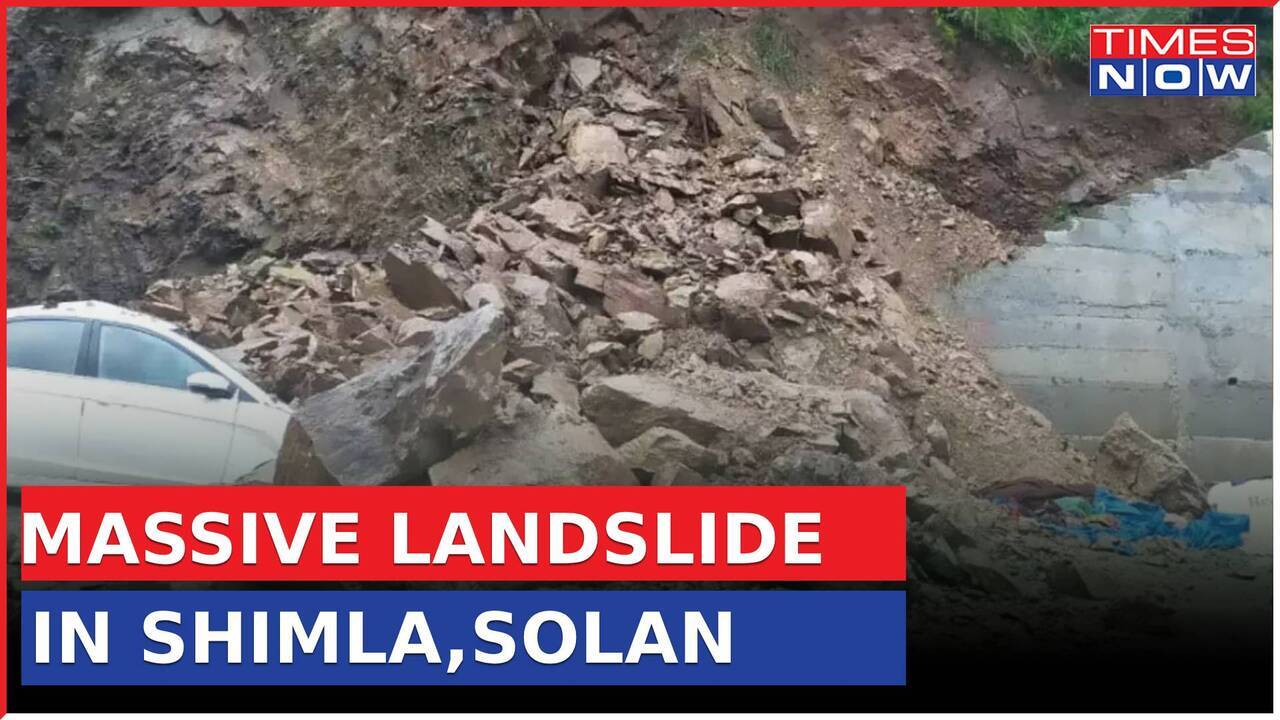 Monsoon Fury In Himachal: Massive Landslide In Shimla, Several Feared Trapped | Rescue Op Going ...