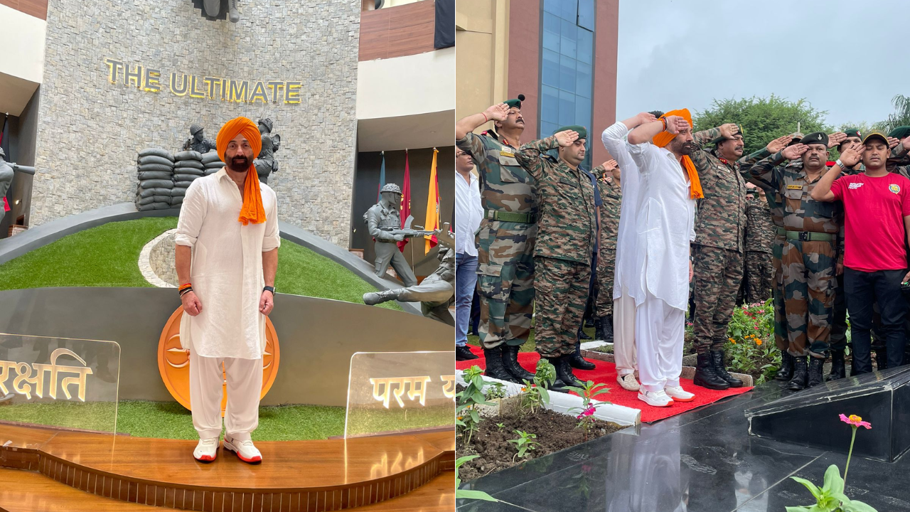 Gadar 2 Star Sunny Deol Celebrates Independence Day, Hoists Flag With ...