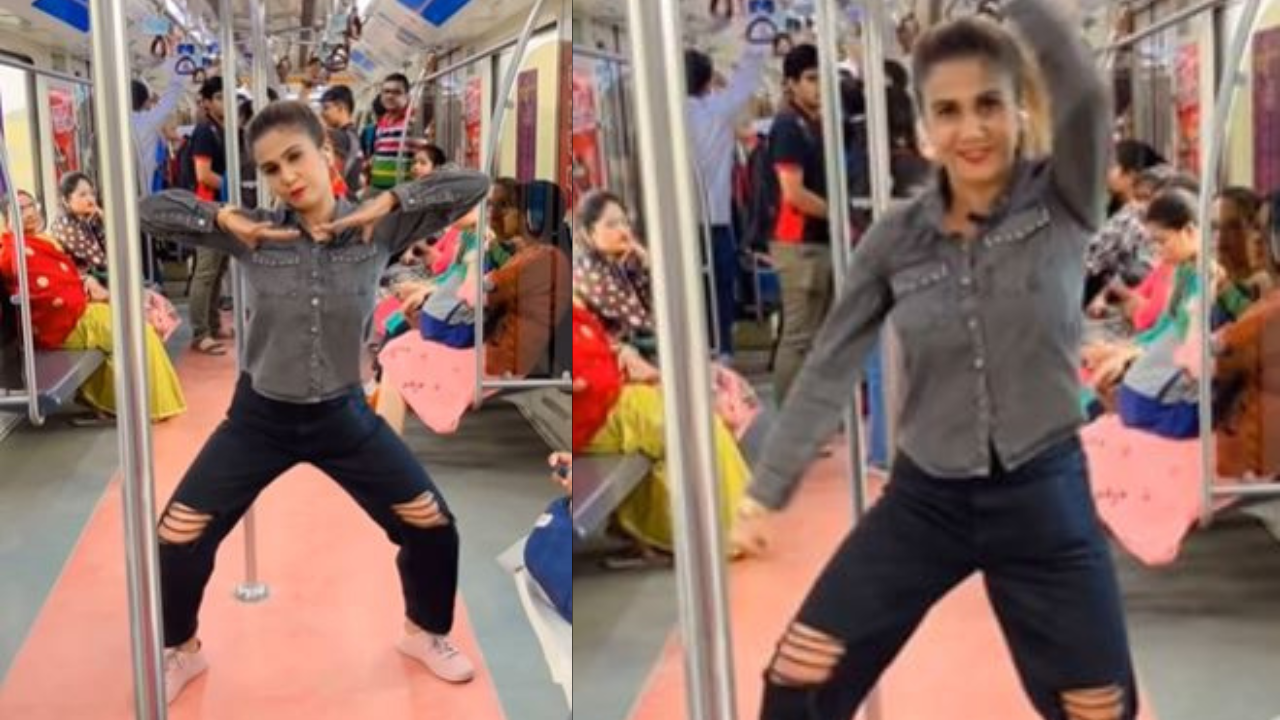 Viral Video: Woman's Sizzling Dance Inside Metro Grabs Eyeballs | Times Now