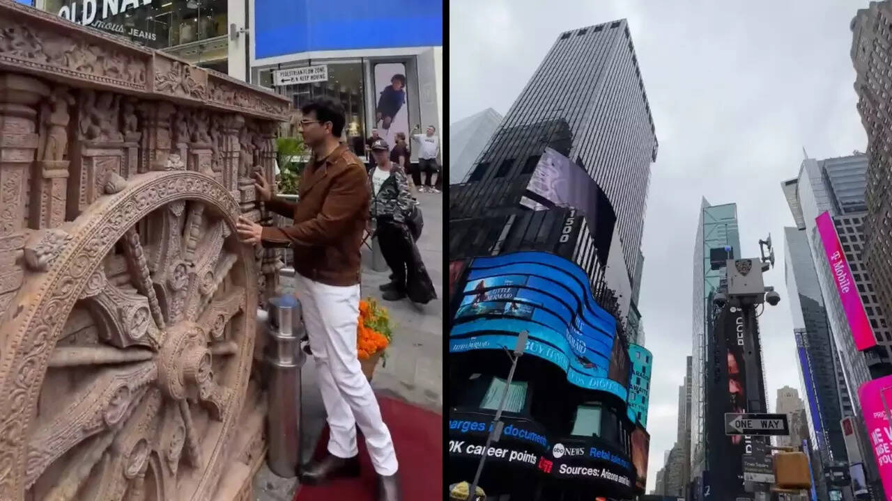 Viral Video: Vikas Khanna Unveils Replica of Konark Temple Wheel At ...