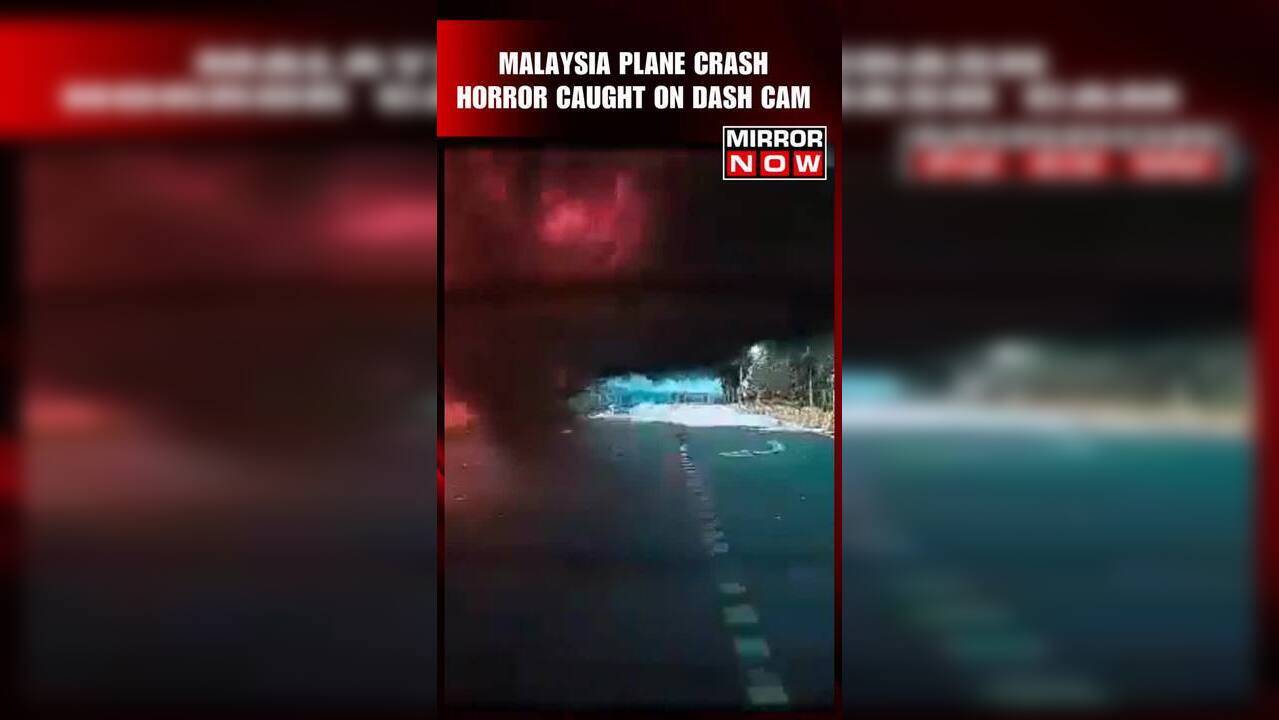 Malaysia Horrifying Plane Crash Caught On Car Dash Cam In Elmina