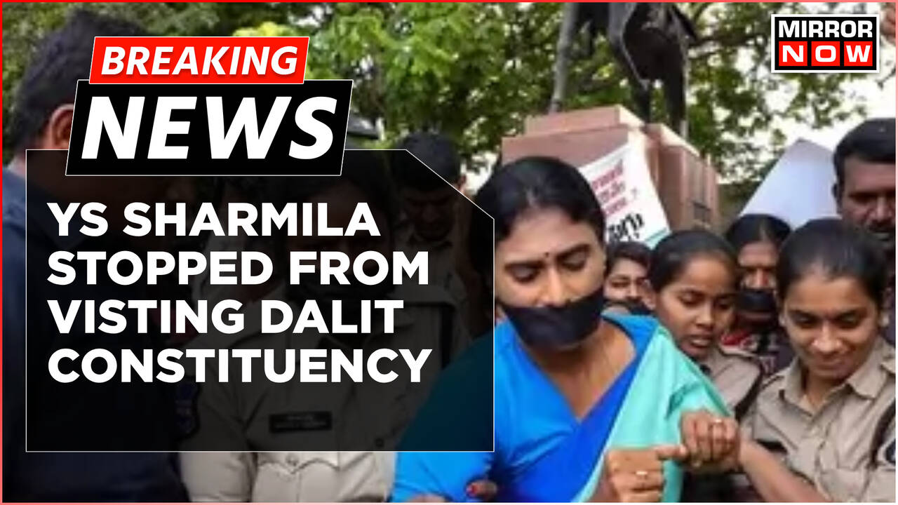 Breaking News | YSRTP Chief YS Sharmila Prevented From CM KCR's Constituency In Hyderabad ...