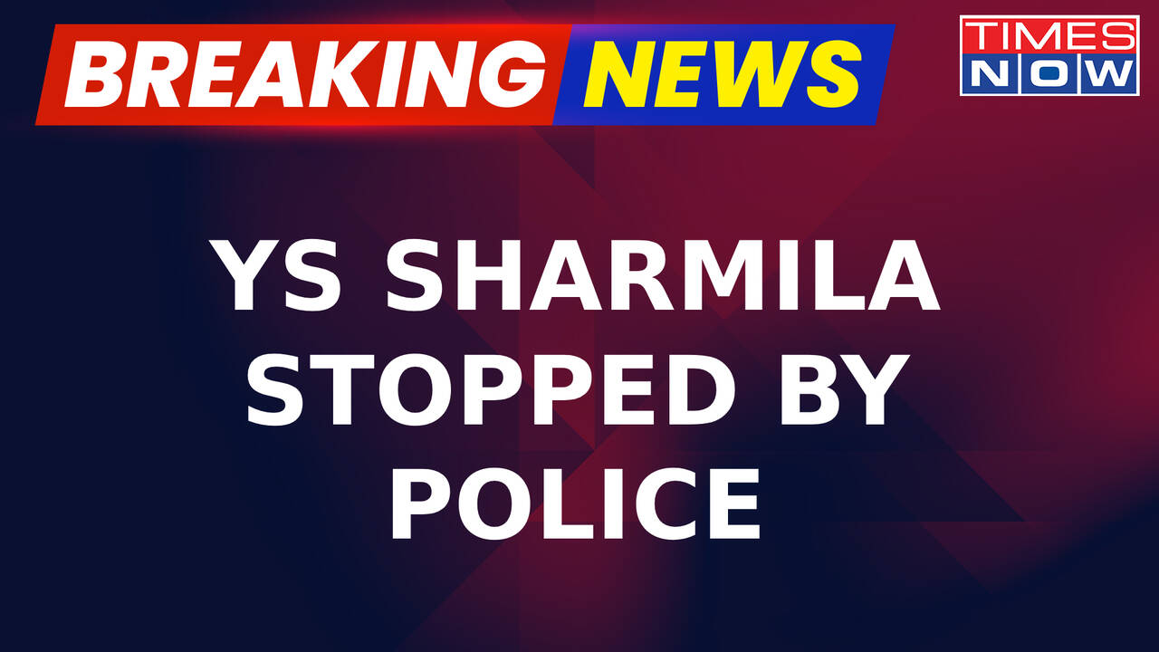 Breaking News | YSRTP Chief YS Sharmila Stopped By Cops From Visiting CM KCR's Constituency ...