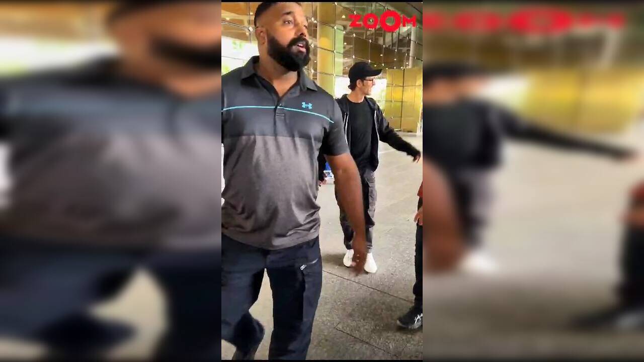 Hrithik Roshan & gf Saba Azad walk hand-in-hand till their car