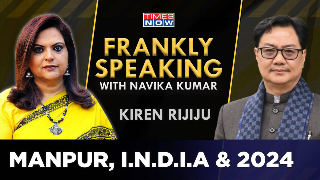 Kiren Rijiju Mega Exclusive With Navika Kumar | NDA, Manipur Violence ...