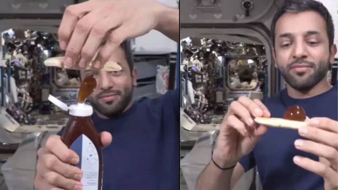 UAE Astronaut Enjoys Emirati Honey With Bread In Space, Viral Video ...
