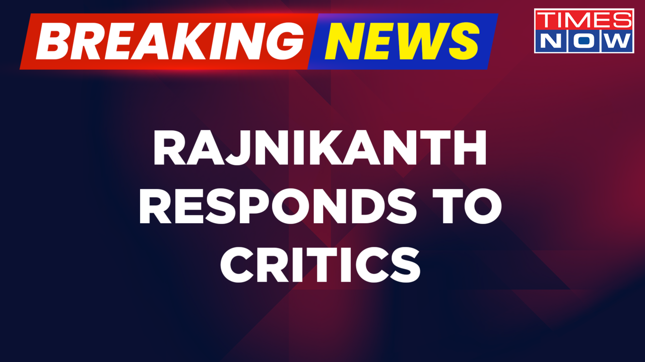 Breaking News | Rajnikanth Takes On Trolls, Says 'It Is MyHabit To ...