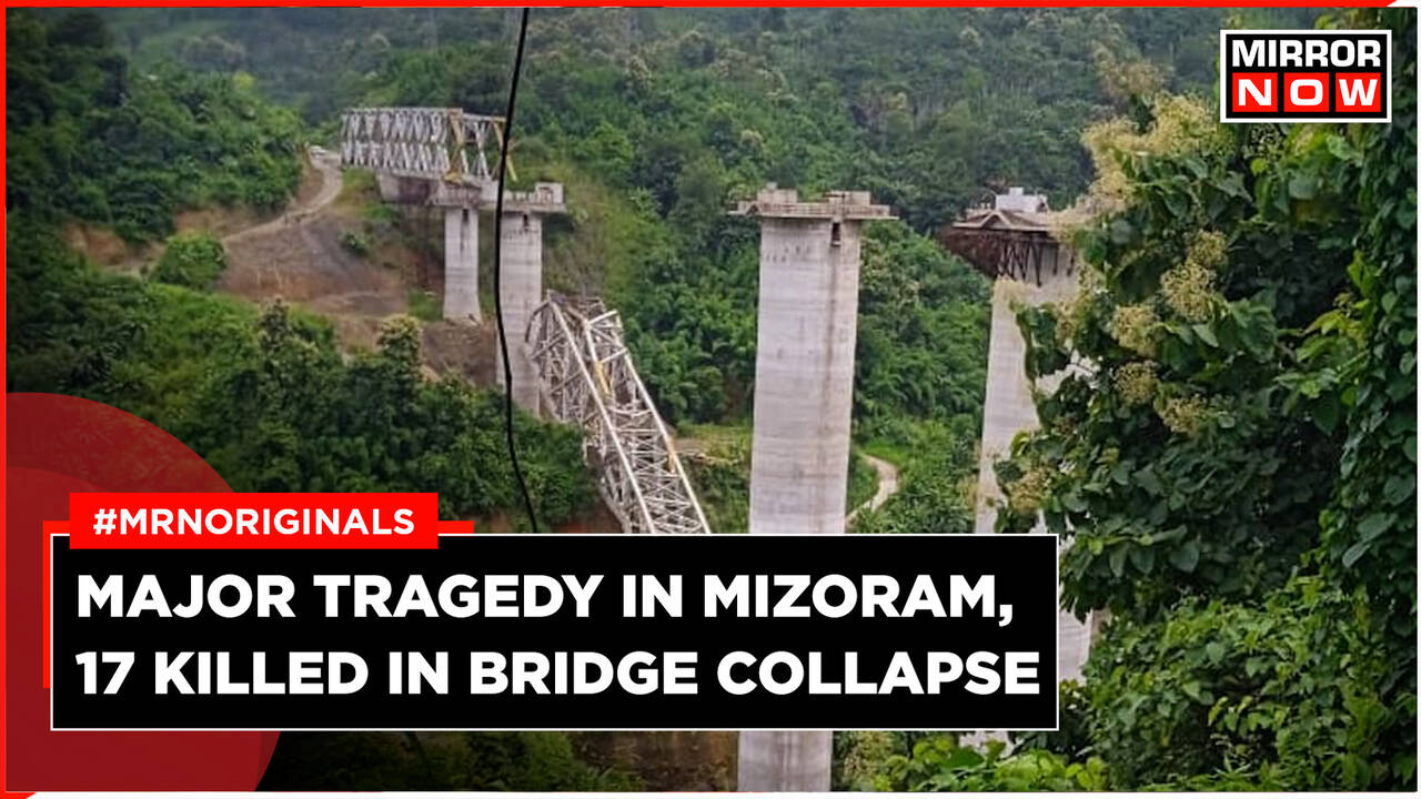Under-Construction Railway Bridge Collapses In Mizoram, At Least 17 ...