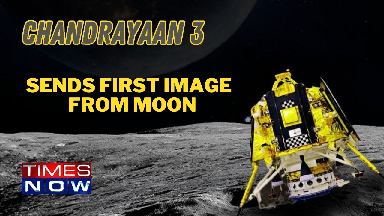 Chandrayaan 3: Vikram Lander Sends FIRST Picture Of Moon's Surface | Pic Inside | India News ...