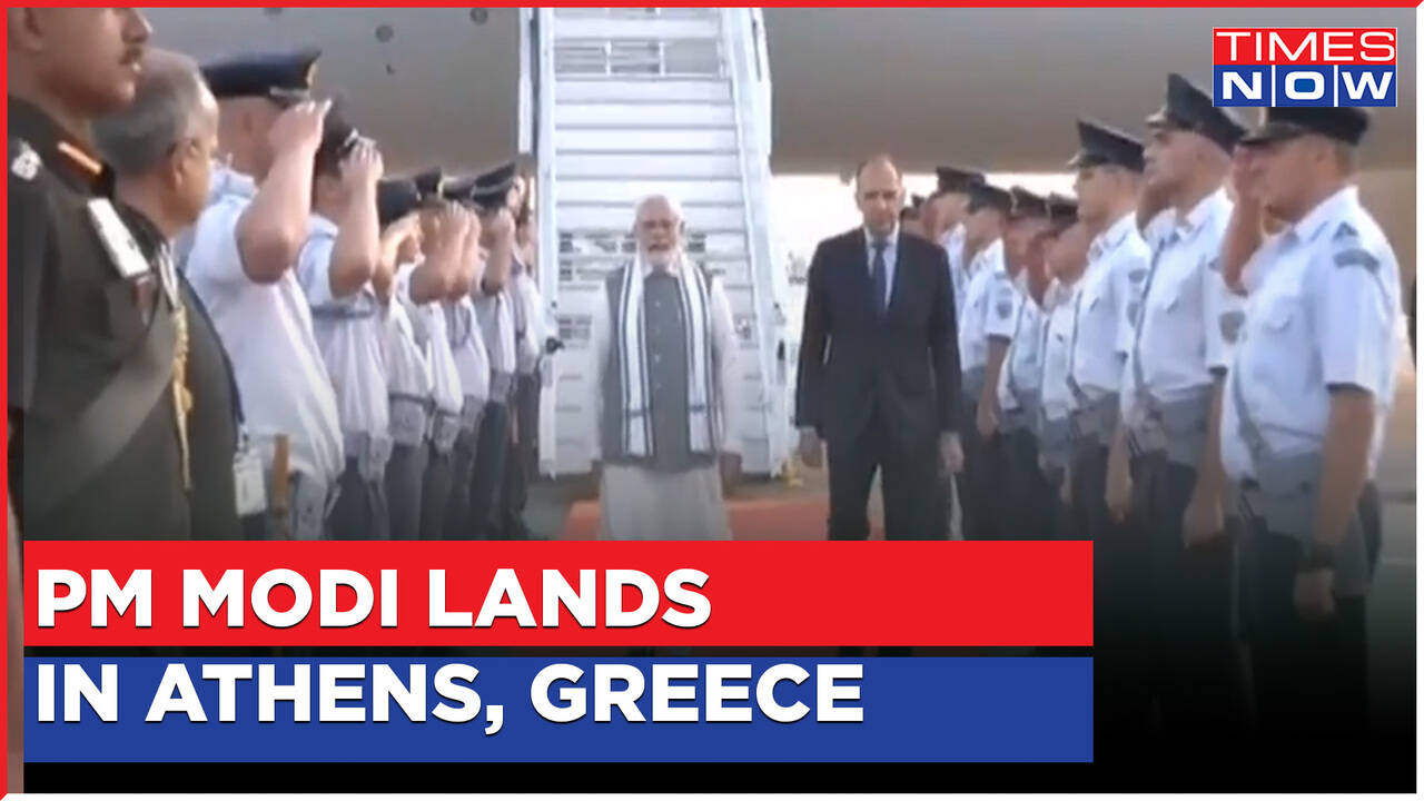 Breaking News | PM Modi Lands In Greece For One-Day Visit | 1st Indian PM To Visit Greece In 4 ...