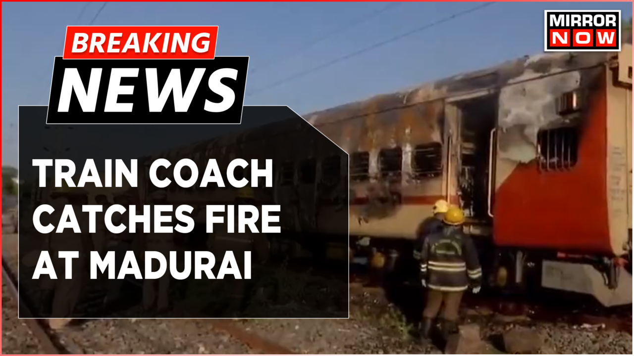 Breaking News | Train Coach Catches Fire At Madurai Station | 9 Bodies ...