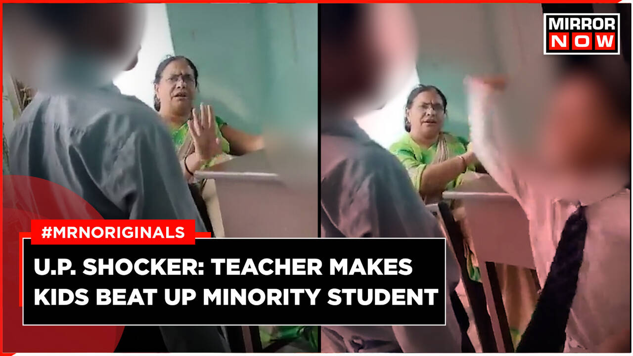 Shocking Video: UP Teacher Asks Kids To Slap Minority Student, Action ...