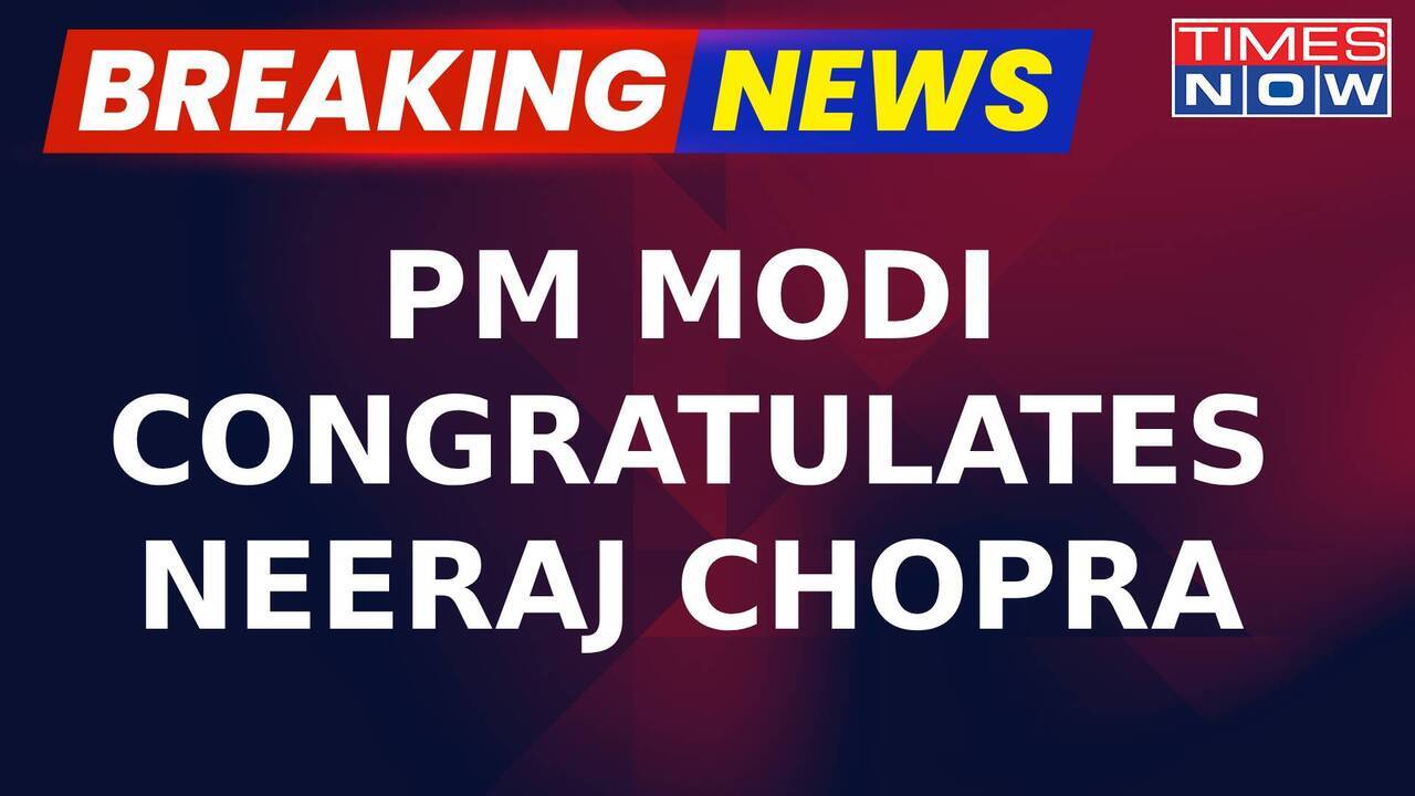 Breaking News |PM Modi Congratulates Neeraj Chopra For Winning Gold At ...