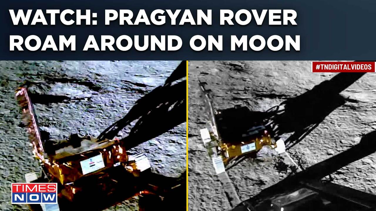 Watch: ISRO New Video Shows Pragyan Rover Roaming Around Touchdown ...