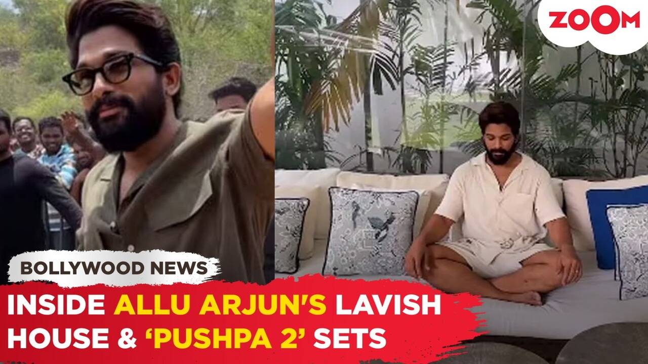 Inside video of Allu Arjun's home tour & Pushpa 2 sets | Times Now