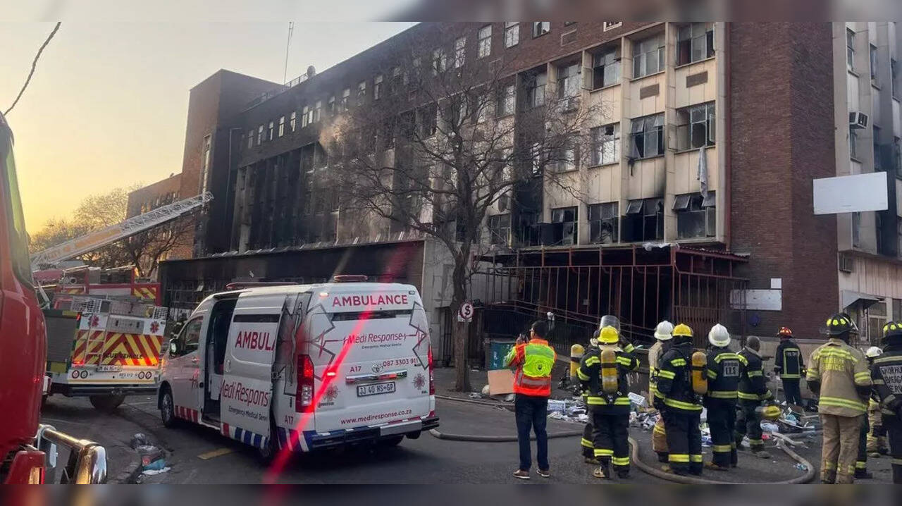 52 Feared Dead After Fire Breakout At 5-Storey Building In Johannesburg ... 52 Feared Dead After Fire Breakout At 5-Storey Building In Johannesburg ...