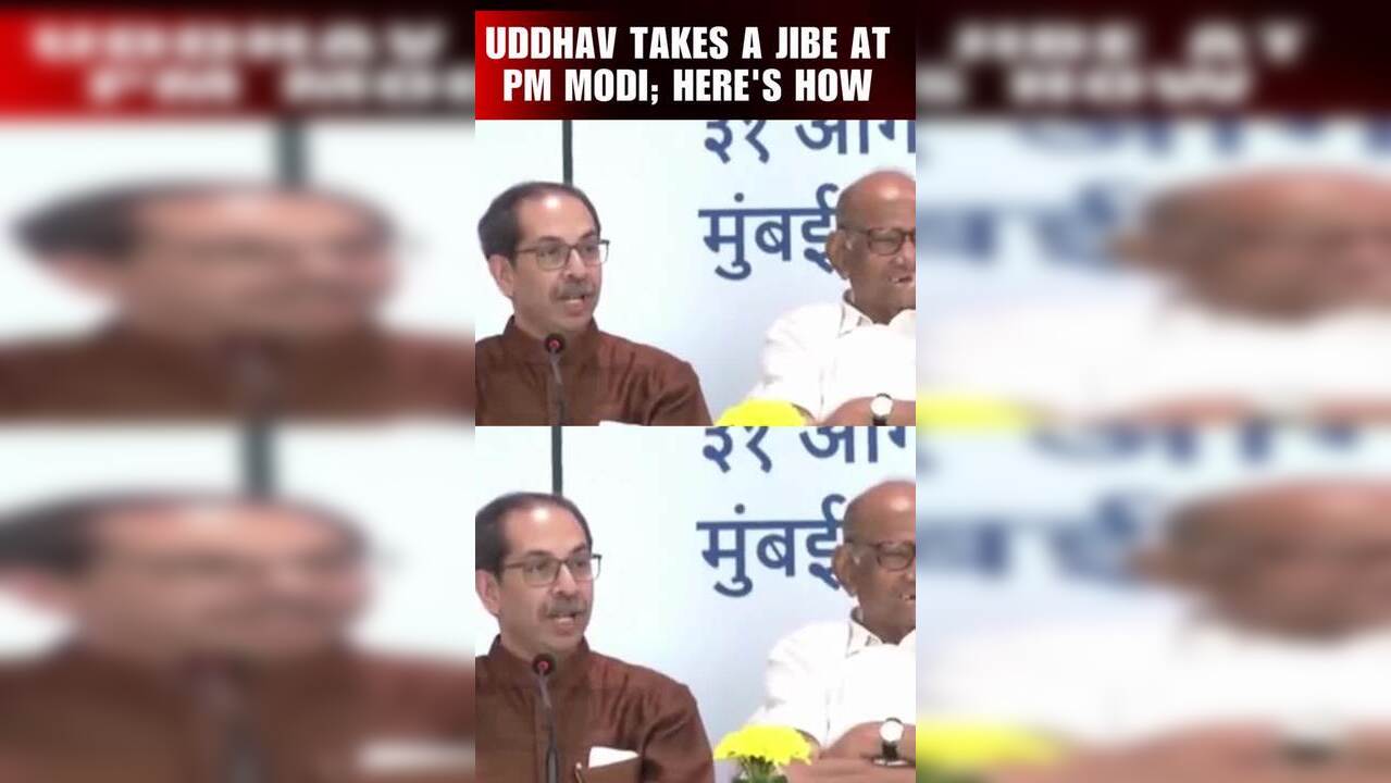 Uddhav Thackeray Takes A Jibe At PM Modi; Here's How