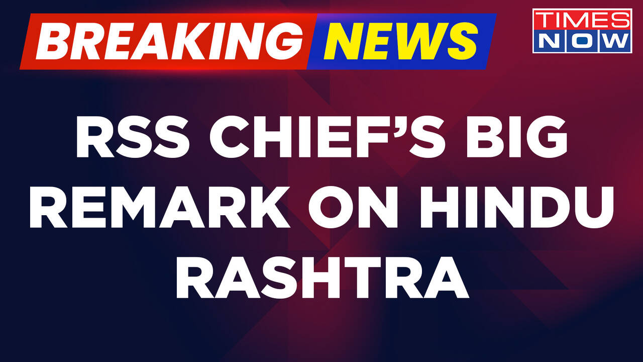Breaking News | RSS Chief Mohan Bhagwat Spills Beans On Hindu Rashtra, Says 'Hindustan Hi ...
