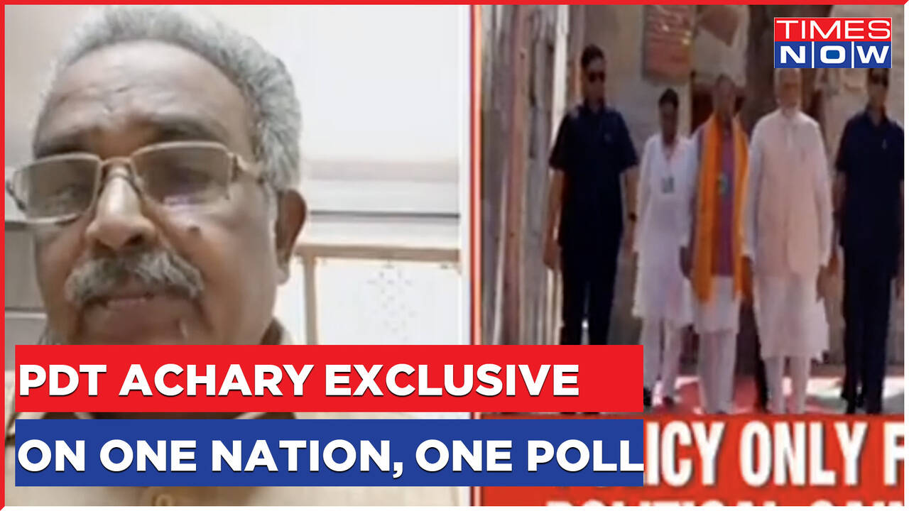 Former Secretary General Of Lok Sabha, P.D.T Achary, Exclusive On 'One ...