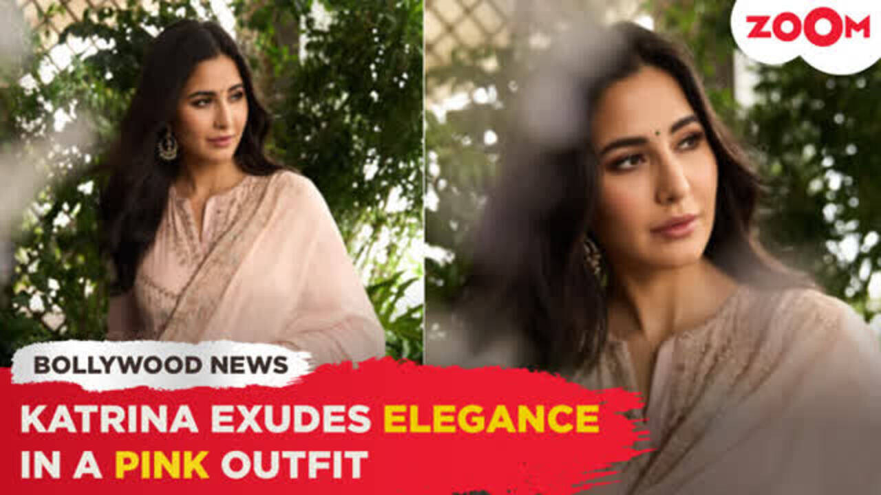 Katrina Kaif flaunts her DESI elegance in a pink ethnic ensemble ...