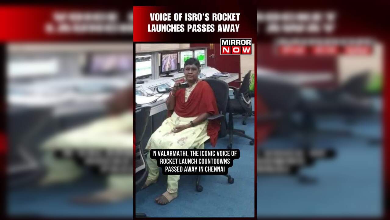 N Valarmathi, The Iconic Voice Of ISRO Launches Dies, Chandrayaan-3 Was ...
