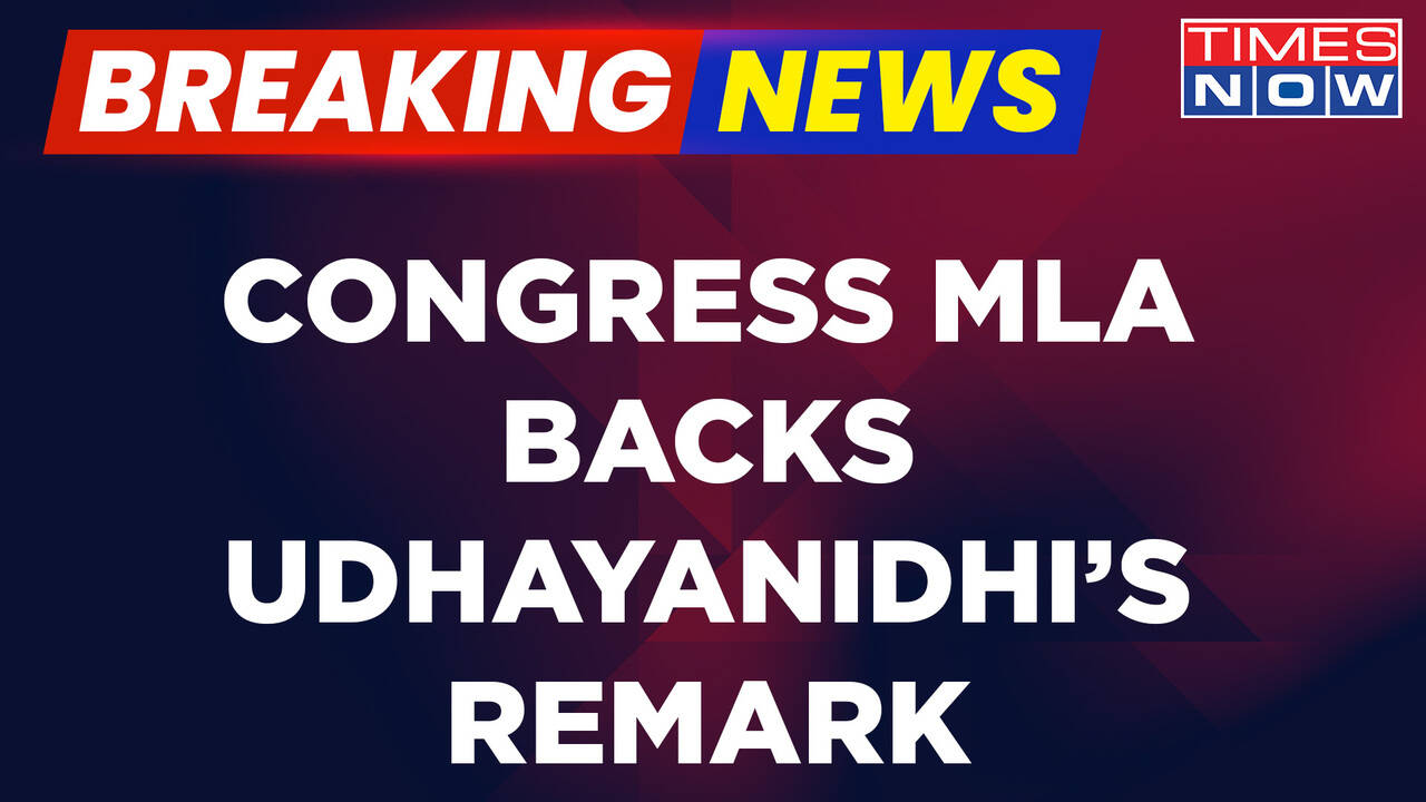 Breaking News | Congress MLA Mahadevappa Backs Udhayanidhi Stalin's ...