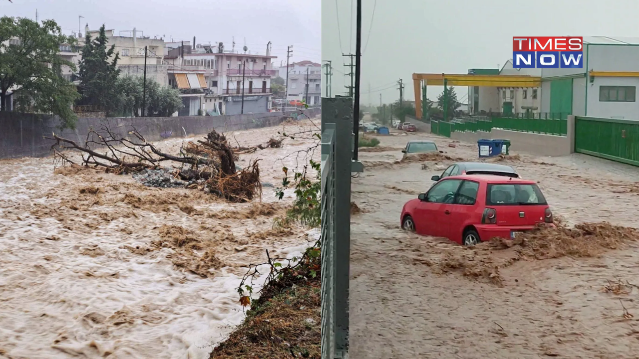 After Wildfires, Storm Daniel Brings Horrific Floods to Greece | WATCH ...