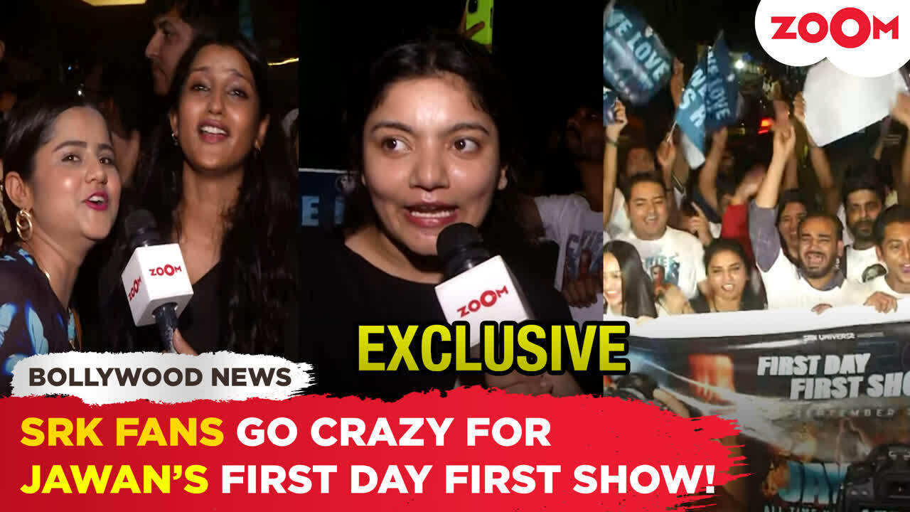 Shah Rukh Khan fans insane frenzy at 'Jawan' first-day show | Times Now