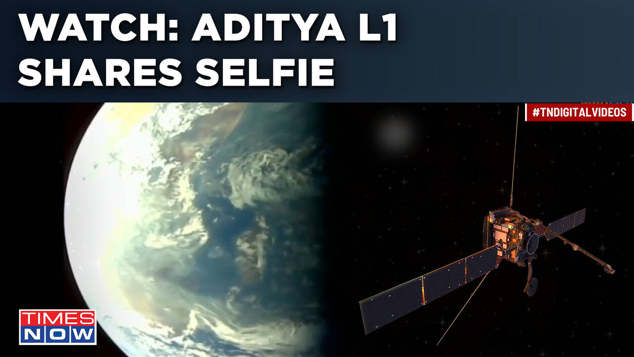 Aditya L1 Takes Stunning Pics Of Earth, Moon| ISRO Shares Selfie Taken ...
