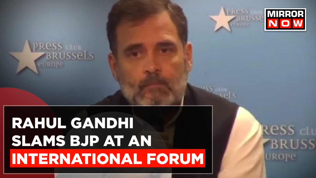 Rahul Gandhi Rakes Up Bharat Row Calls It Panic Reaction By Bjp