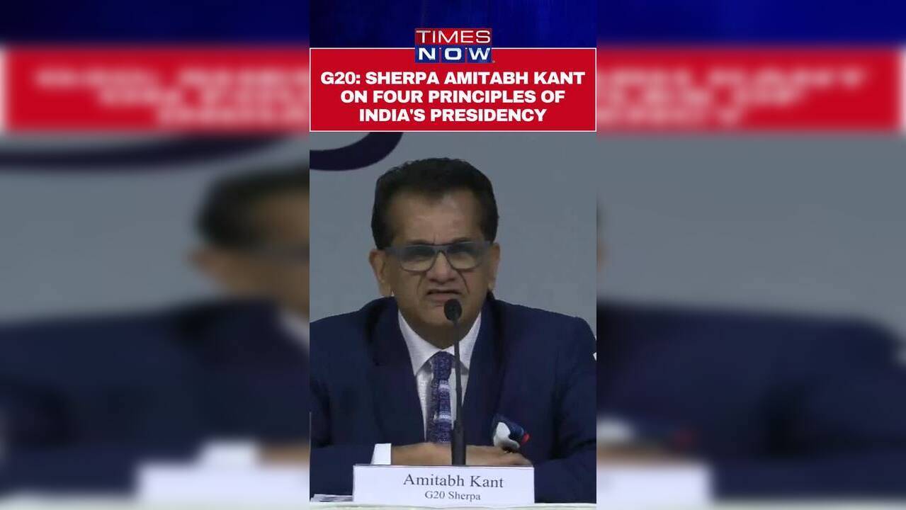 G20 Sherpa Amitabh Kant On Four Principles Of India's Presidency #shorts G20 Sherpa Amitabh Kant On Four Principles Of India's Presidency #shorts