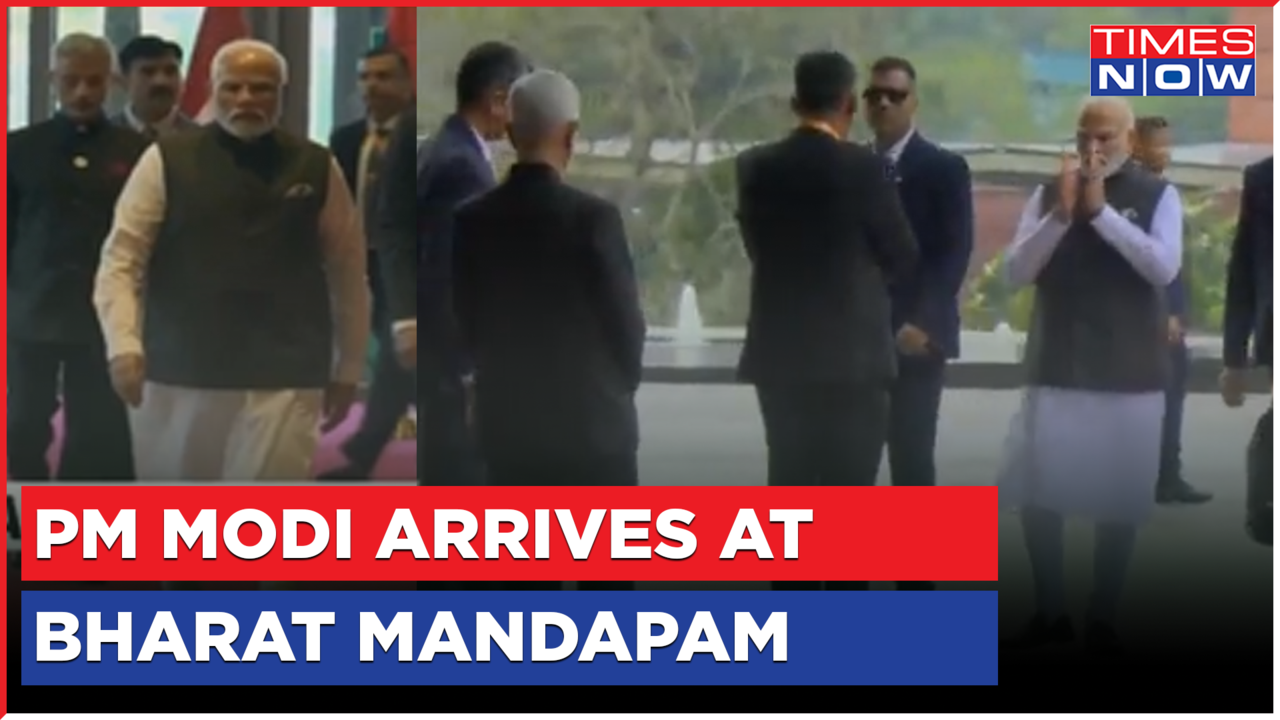 G20 Summit 2023 Updates: PM Modi Arrives At Bharat Mandapam, Stages Set ...