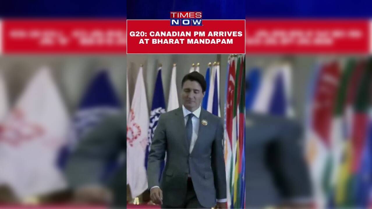Canadian PM Justin Trudeau Arrives At G20 Venue #shorts