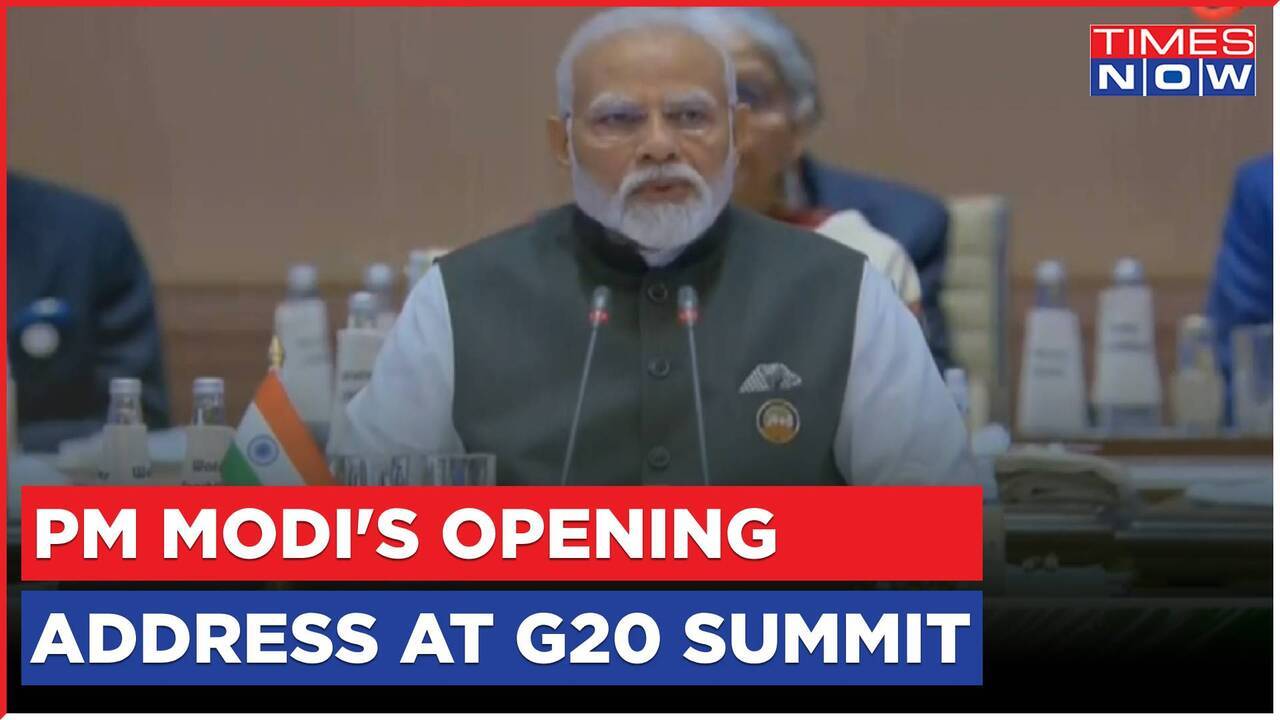Prime Minister Modi's Opening Address At G20 Summit | Welcomes Everyone ...