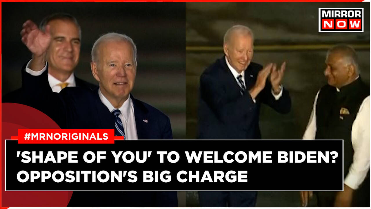 'Shape Of You' To Welcome Biden? Opposition's Big Charge | Times Now
