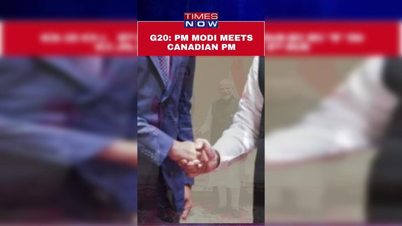 G20 Summit: PM Modi Meets Canadian PM Justin Trudeau #shorts
