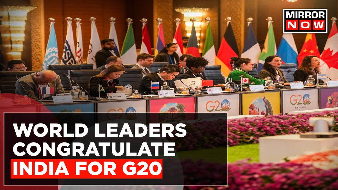 World Lauds India For Successful G20 Summit; Baton Passed On To Brazil ...