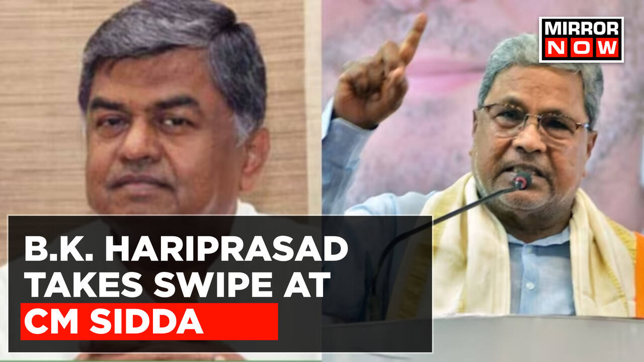 Congress MLC B.K. Hariprasad Takes Another Swipe At Karnataka CM ...