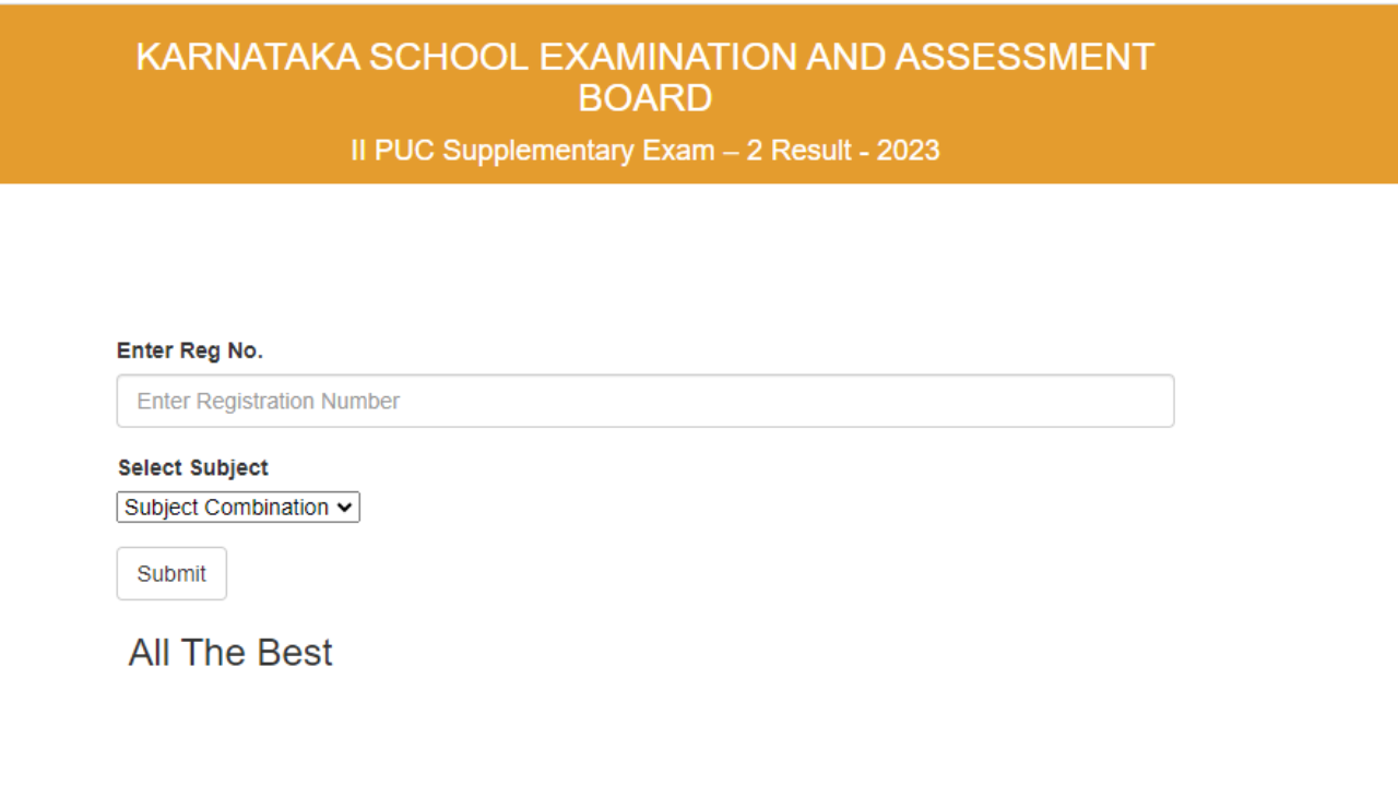 Karnataka 2nd PUC Supplementary Result 2023 for Exam 2 Released on ...