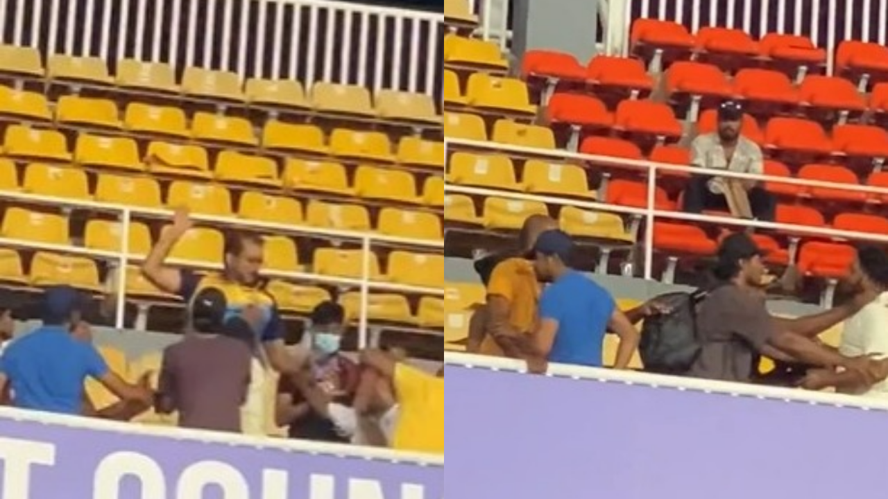 Shocking! Ugly Fight Breaks Out Out In Stands Between Fans After India ...