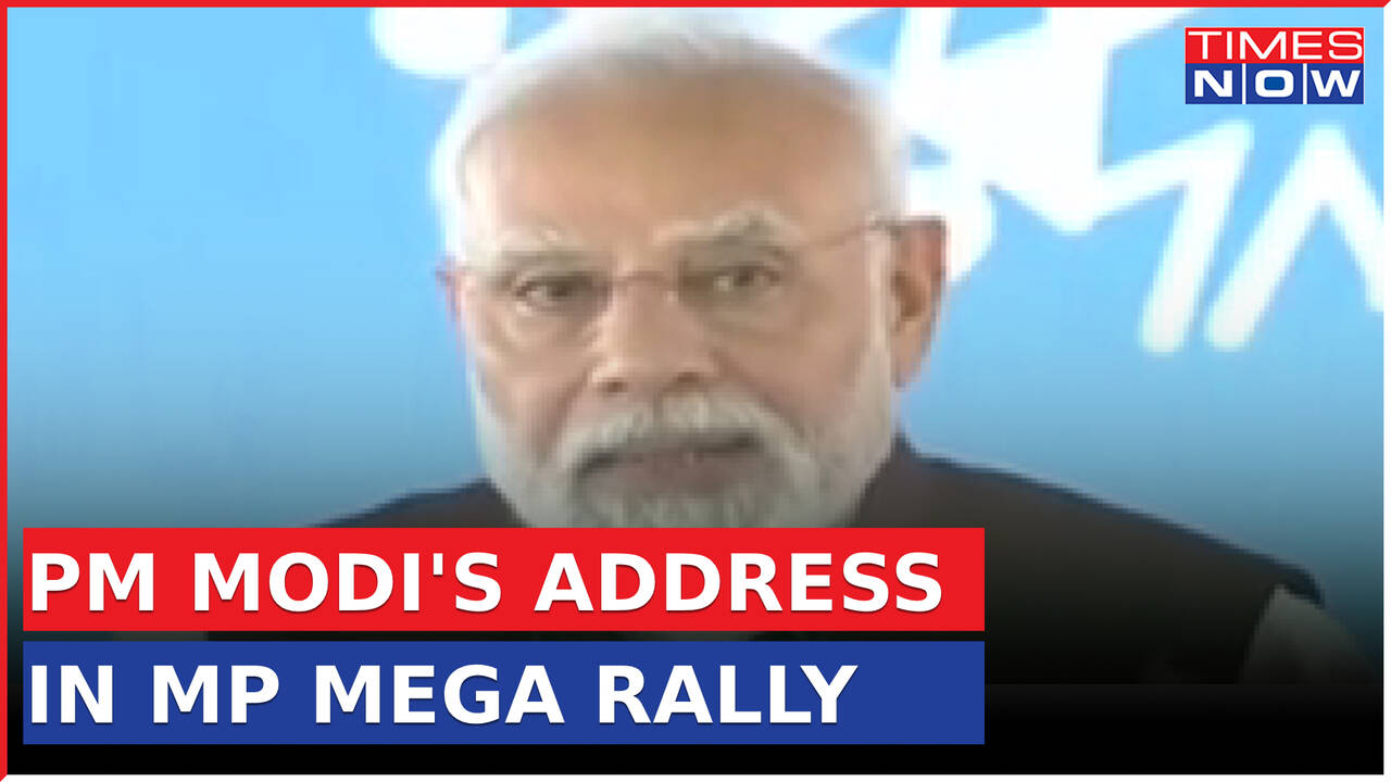 PM Modi Addresses Rally In Madhya Pradesh Ahead Of Elections, Mentions ...