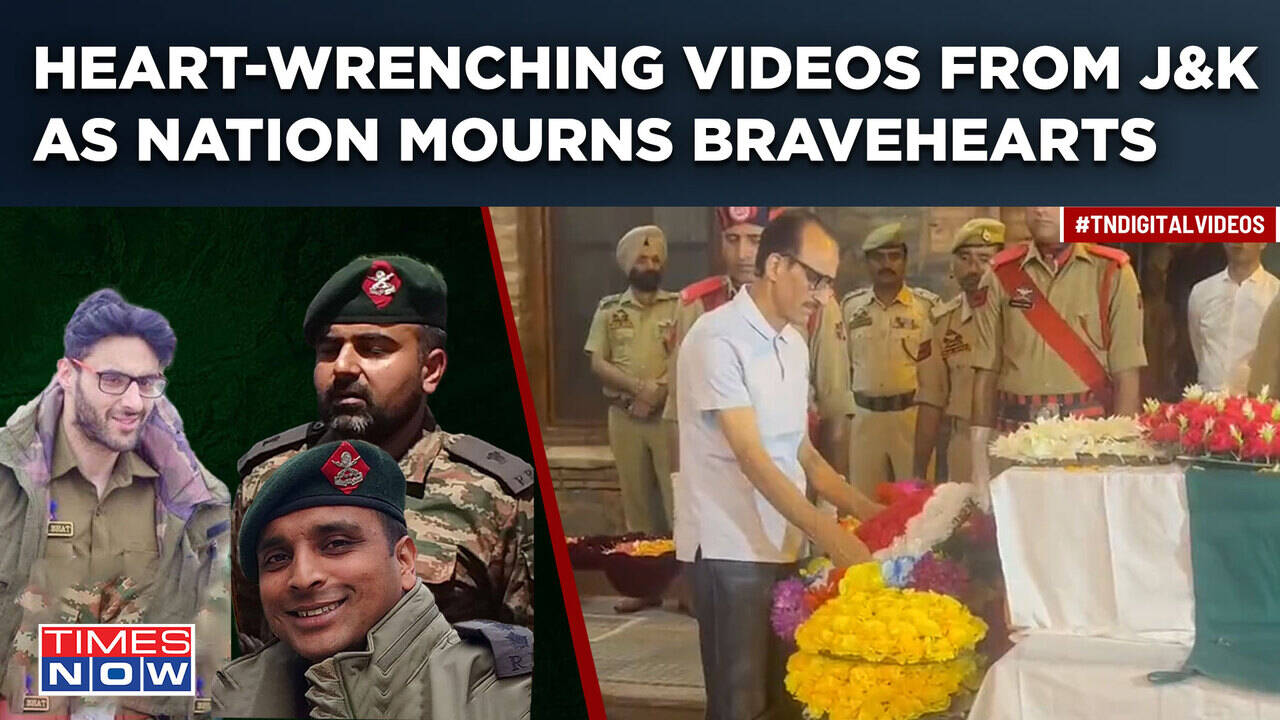 J&K Anantnag Encounter: Former Senior Cop Gives Last Salute To His Son ...