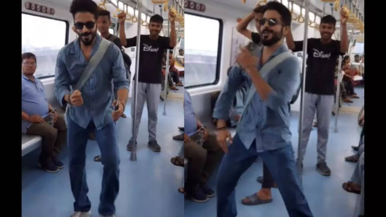 Man Slays SRK's Epic Scene From 'Jawan' Inside Metro In Viral Video ...