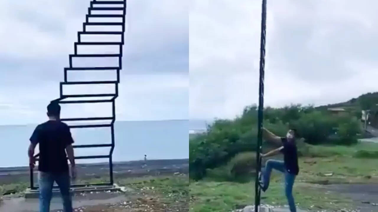 The ‘Staircase to Heaven’ Is Actually An Optical Illusion | Watch ...