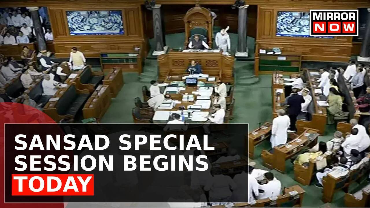 5-Day Special Parliament Session Begins Today | PM Modi Likely To ...